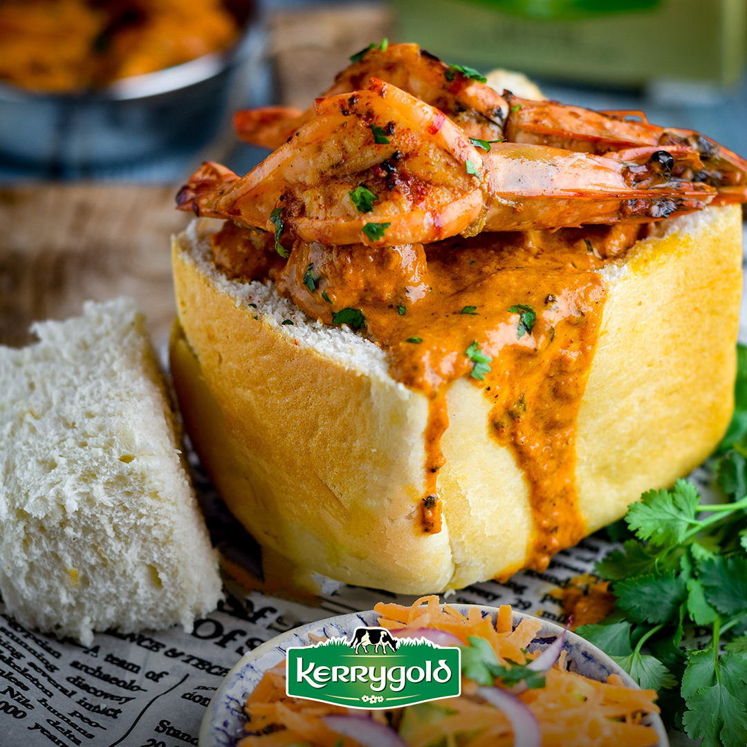 Kerrygold Butter Chicken & Prawn Curry Bunny Chow Recipe | Kerrygold ...